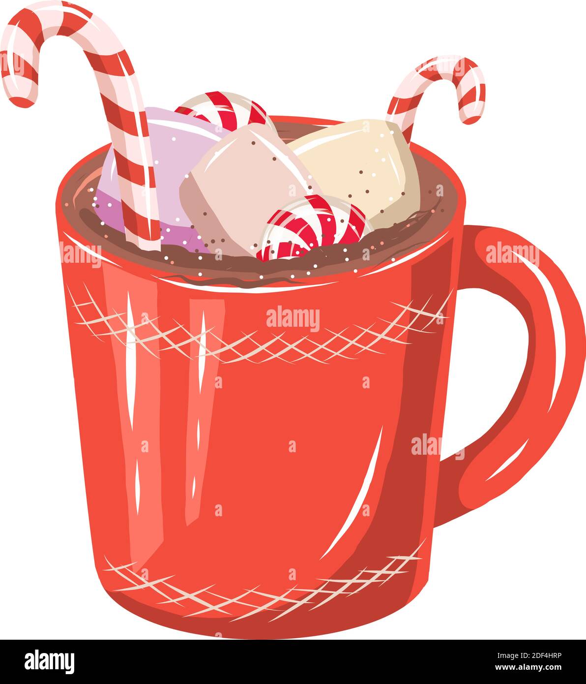 Cacao beverage Stock Vector Images - Alamy