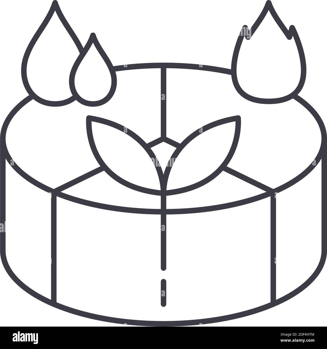 Natural resources icon, linear isolated illustration, thin line vector ...