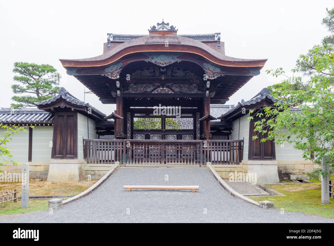 Heritage structures inside the Ninnaji Temple grounds in Kyoto, Japan ...
