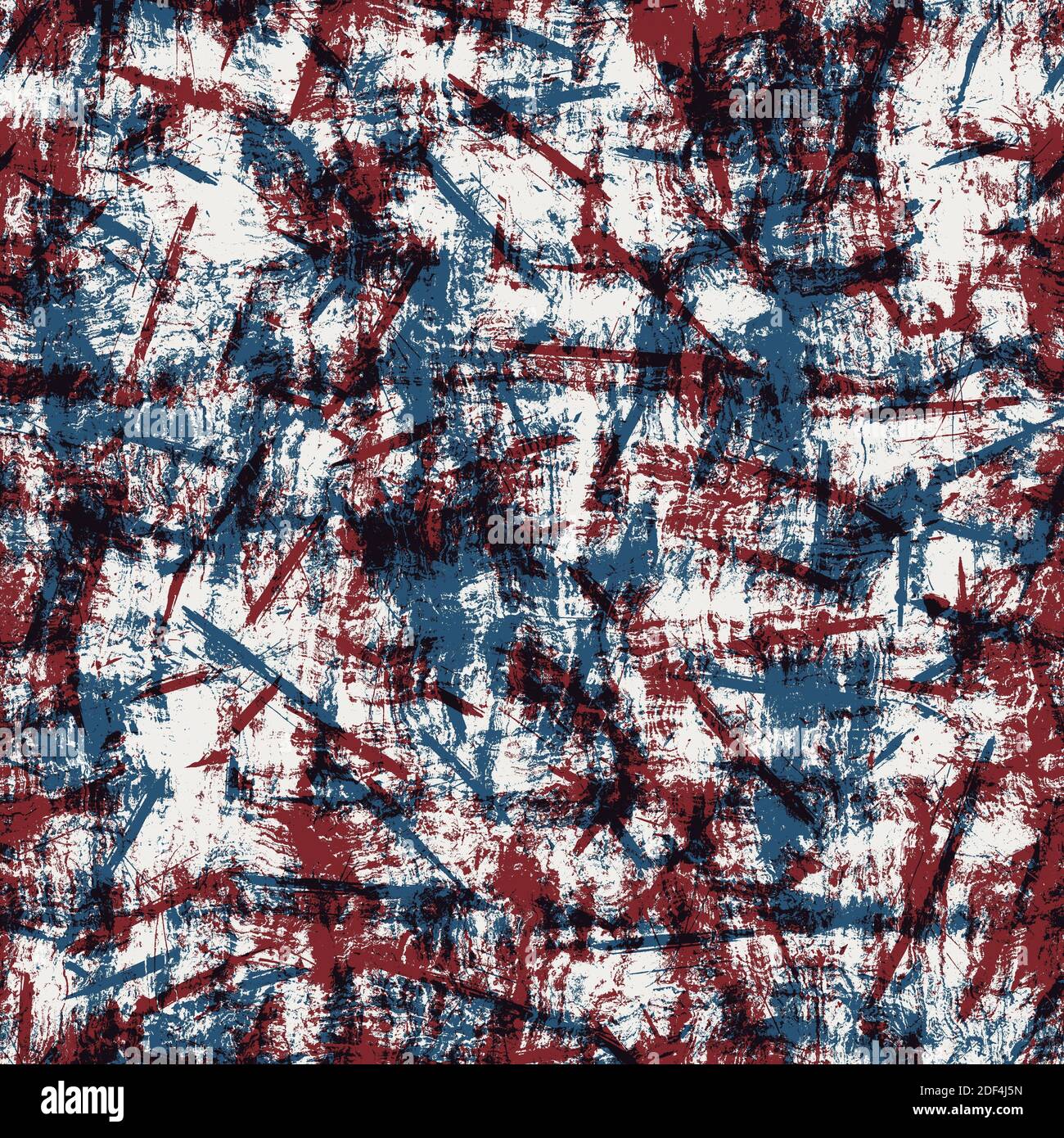 Seamless texture pattern in red blue black white Stock Photo - Alamy