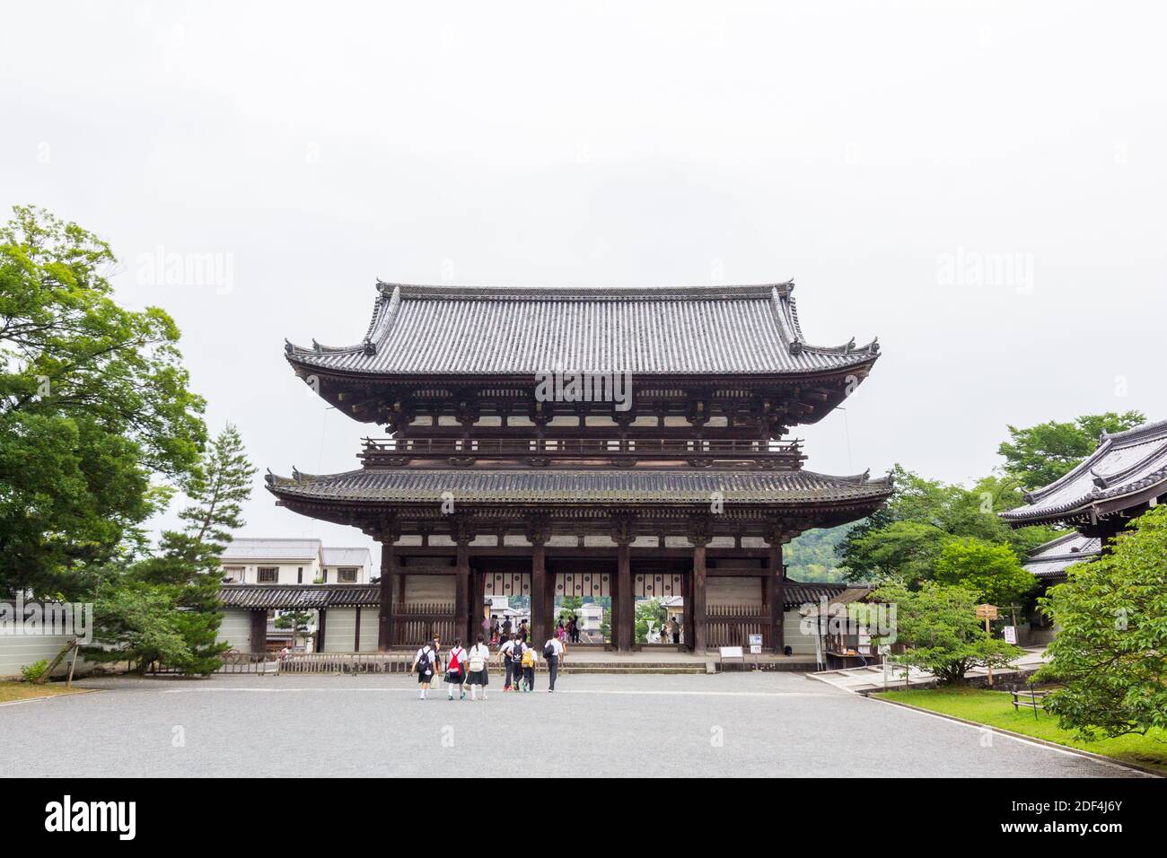 Heritage structures inside the Ninnaji Temple grounds in Kyoto, Japan ...