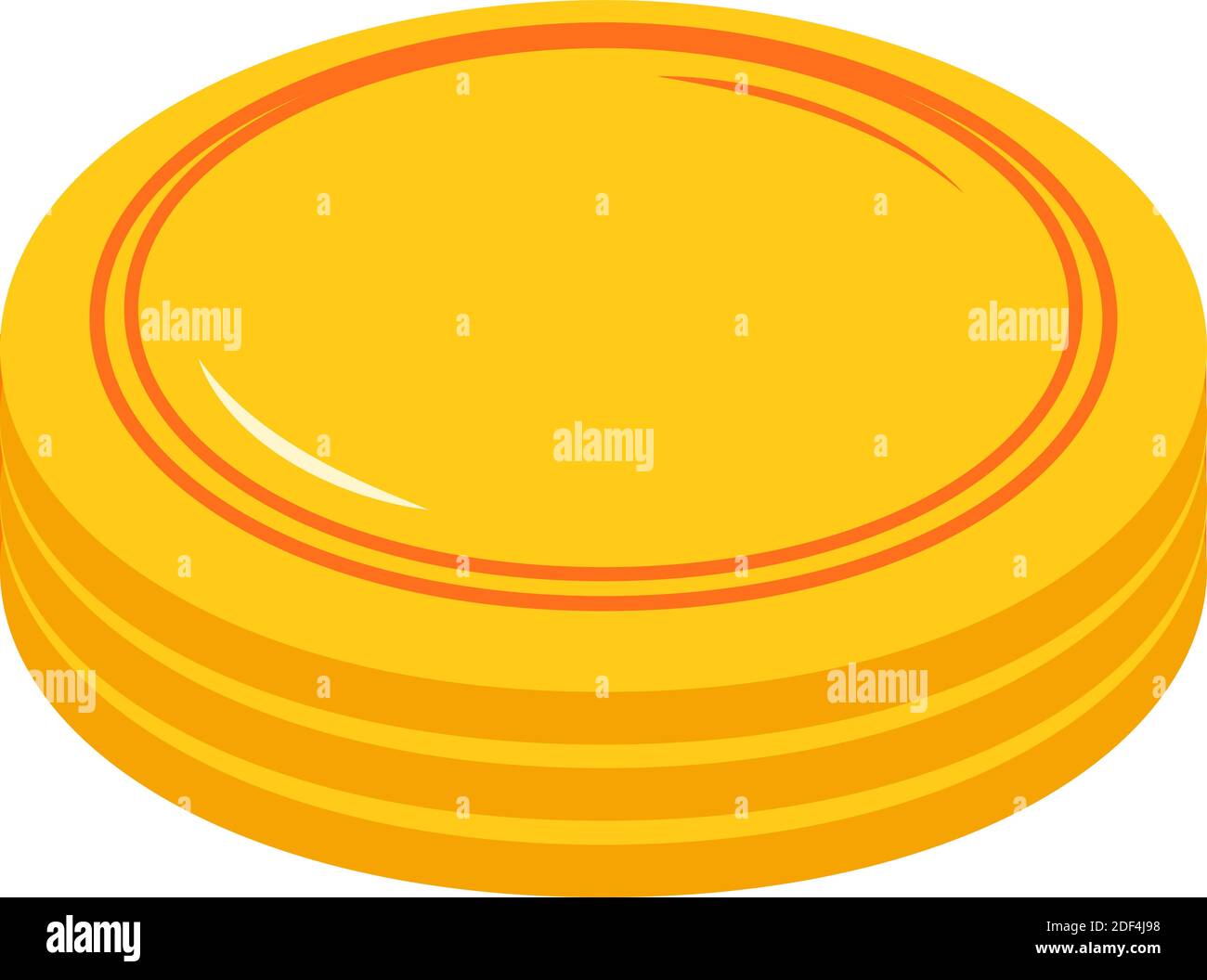 This is a illustration of 3 stacked coin medals Stock Vector Image ...