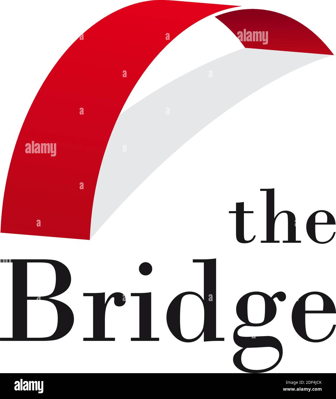 Vector abstract bridge, connection concept Stock Vector Image & Art - Alamy