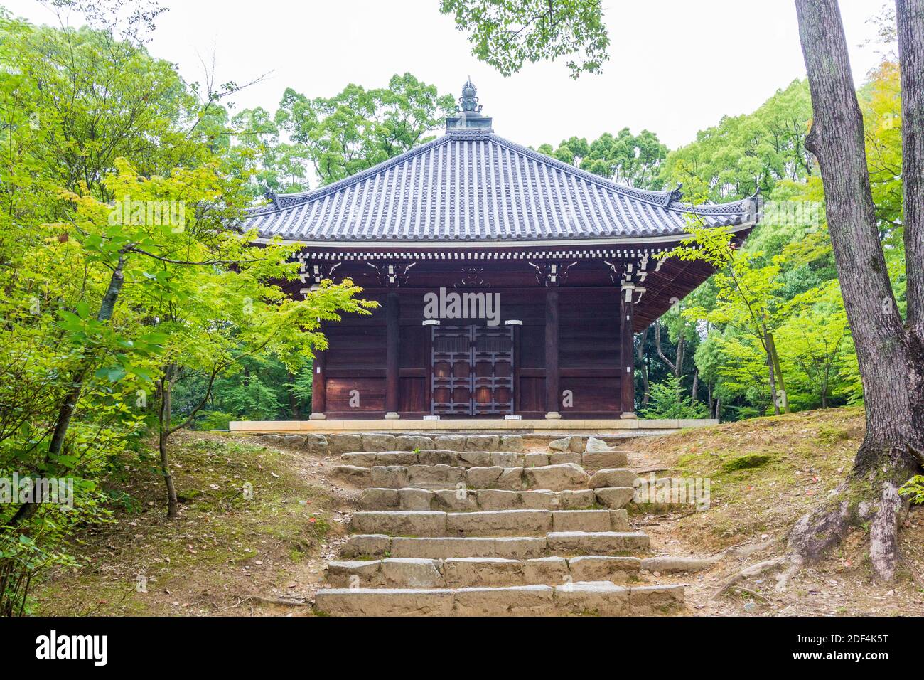 Heritage structures inside the Ninnaji Temple grounds in Kyoto, Japan ...
