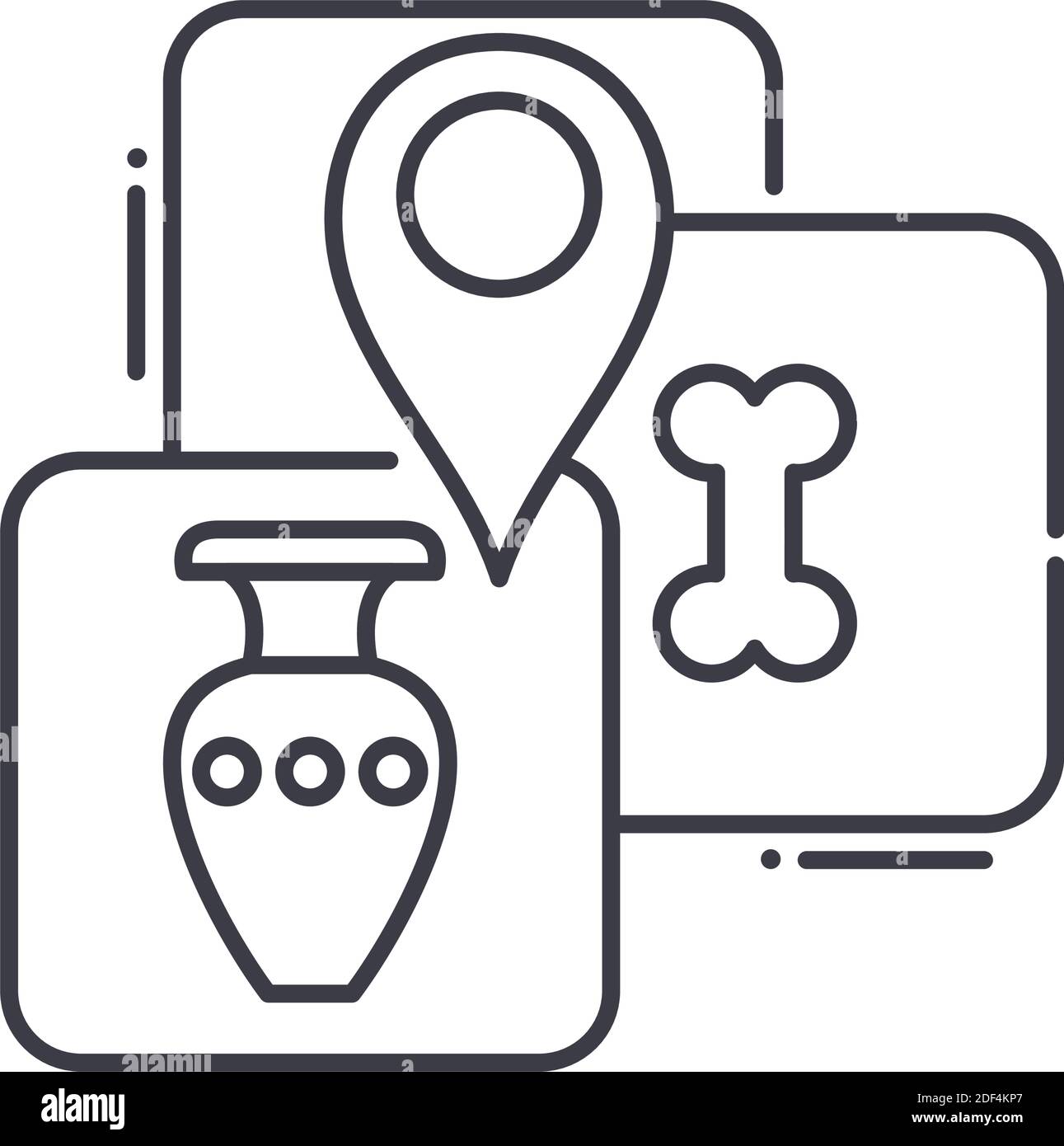 Map pin symbol museum icon hi-res stock photography and images - Alamy