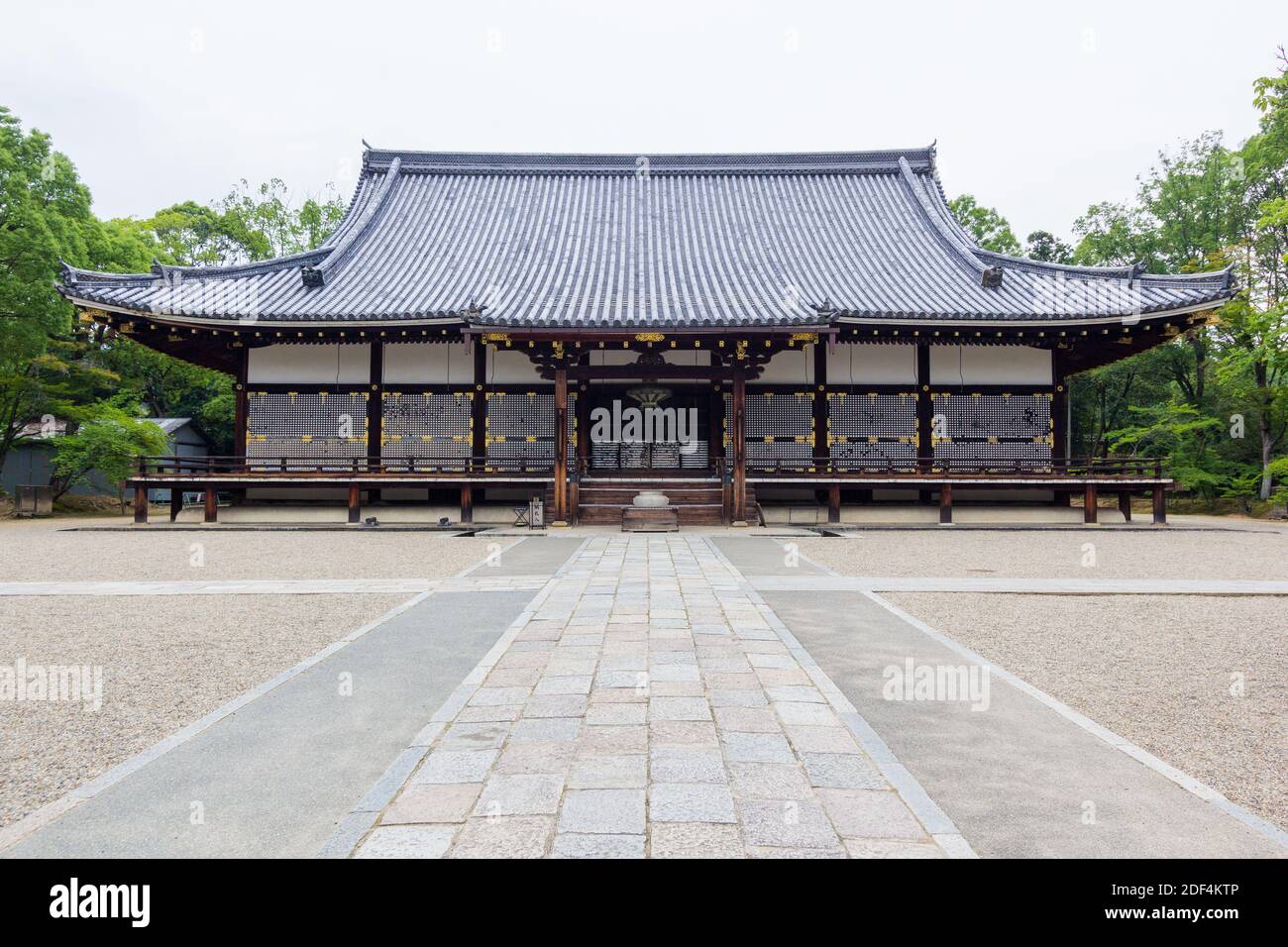 Heritage structures inside the Ninnaji Temple grounds in Kyoto, Japan ...