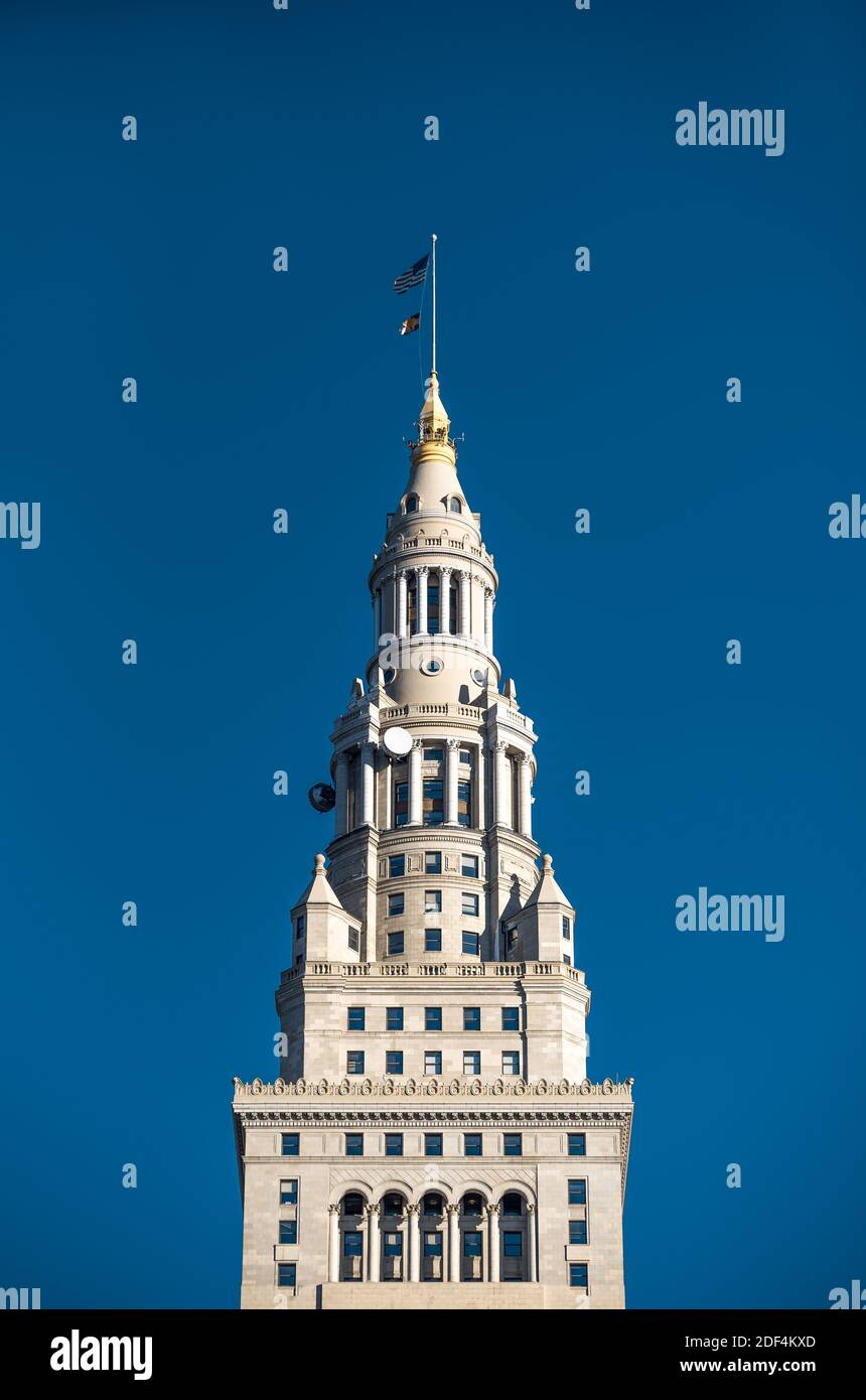 Terminal tower in cleveland ohio Stock Photo - Alamy