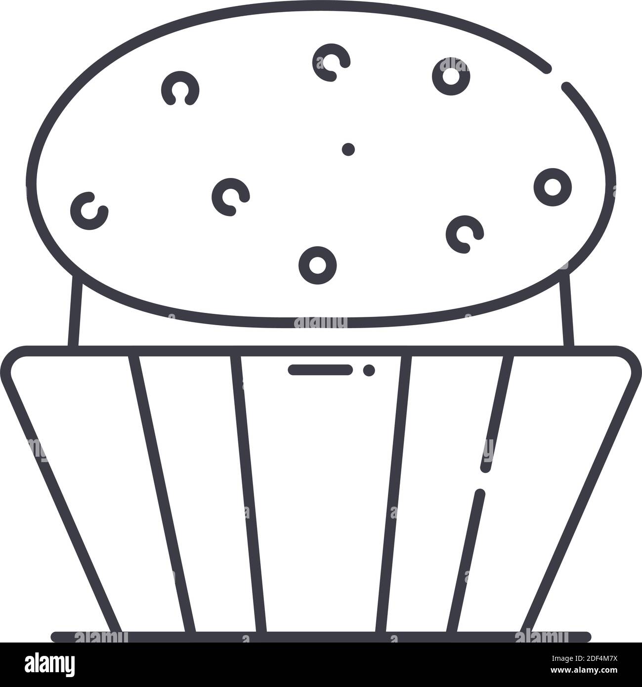 Pretzel outline icon on Stock Vector Images - Alamy