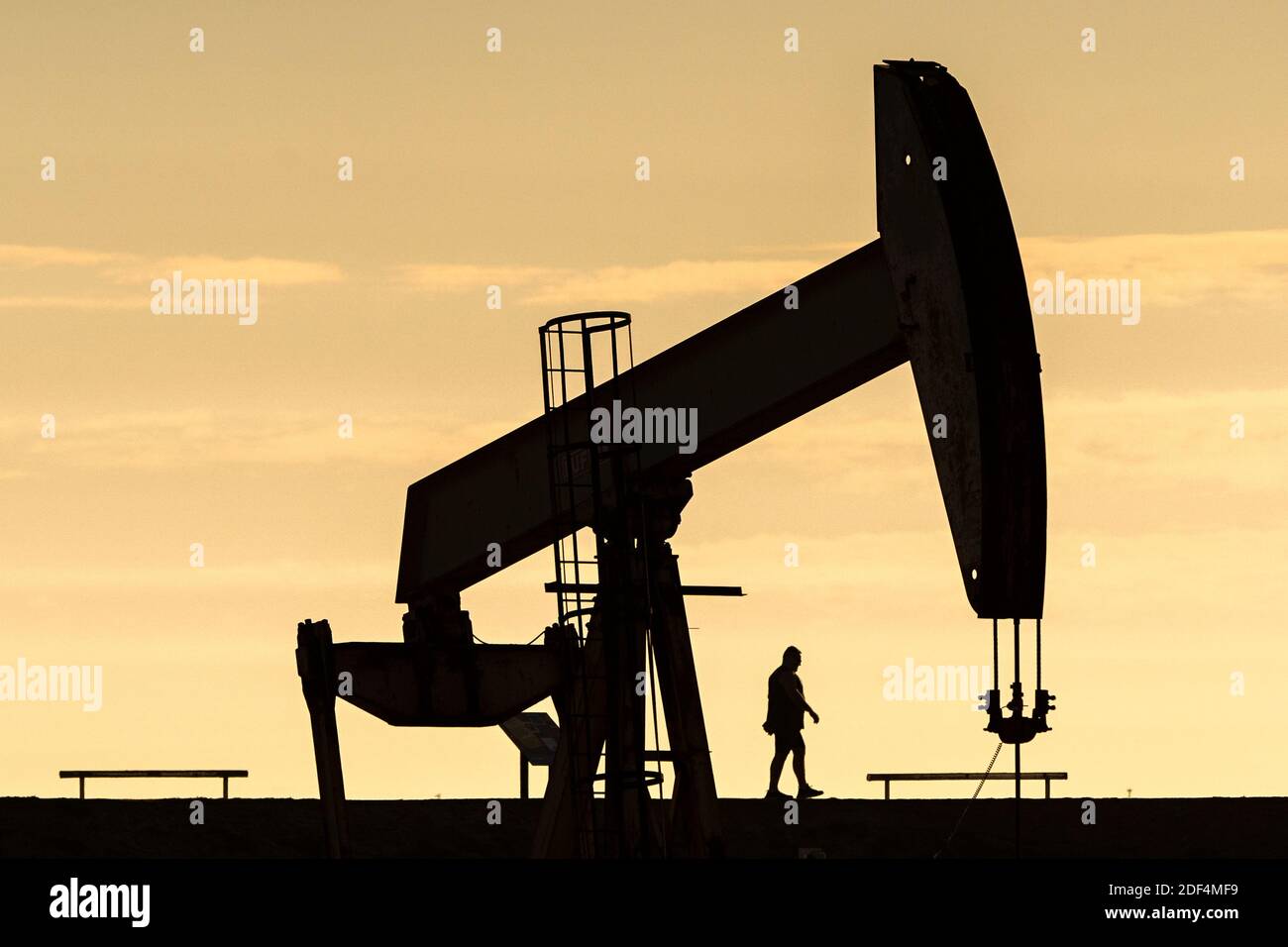 Huntington beach oil field hi-res stock photography and images - Alamy