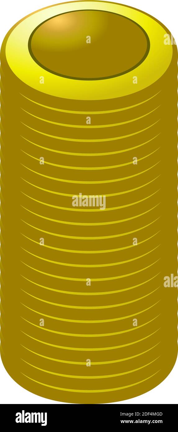 This is a illustration of Stacked Coin medals Stock Vector Image & Art ...