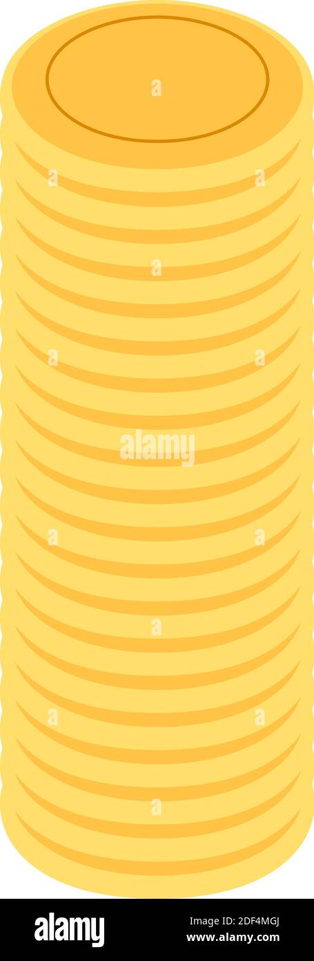This is a illustration of Stacked Coin medals Stock Vector Image & Art ...