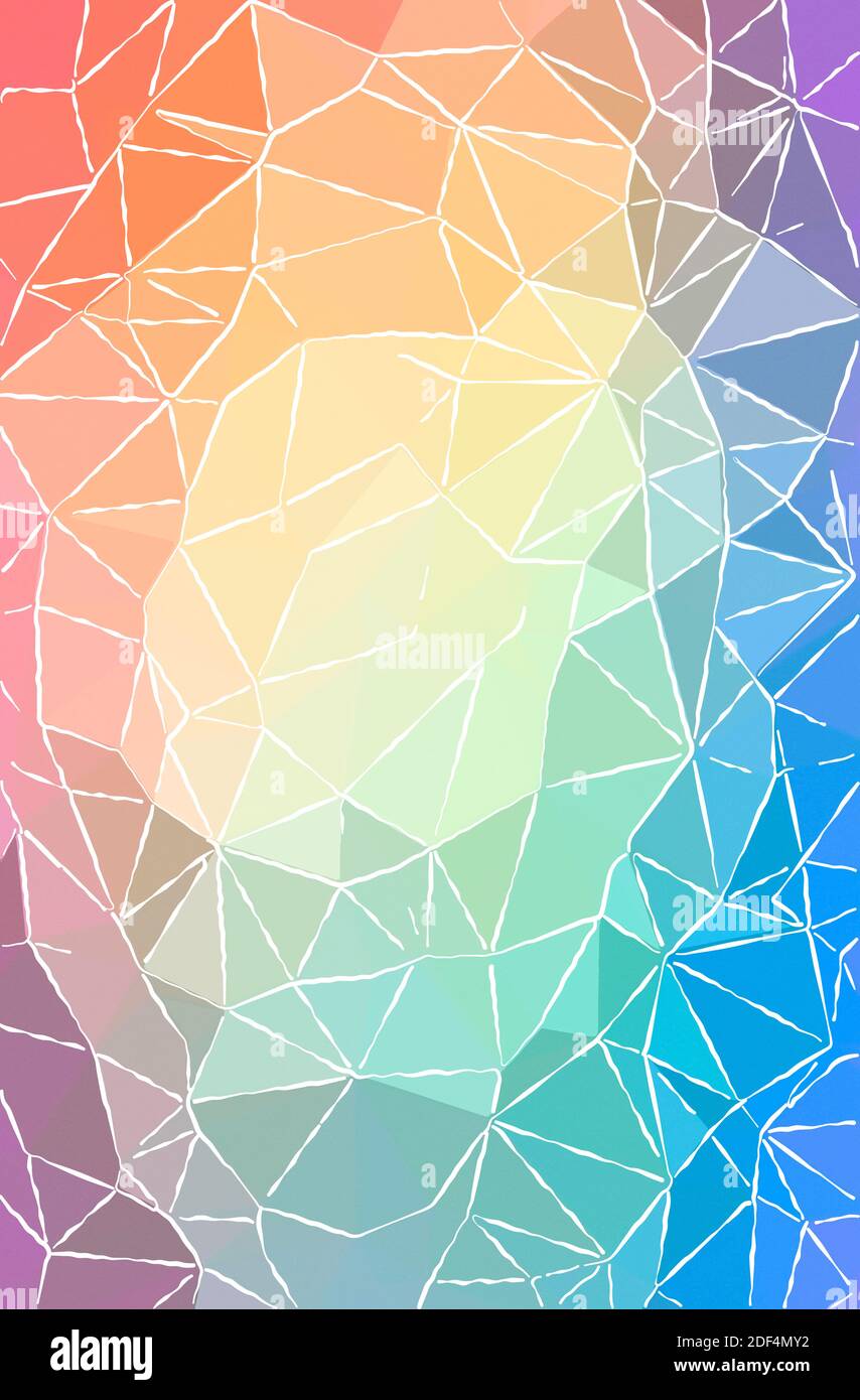 Illustration of abstract Red, Blue, Green And Yellow White Lines Paint ...