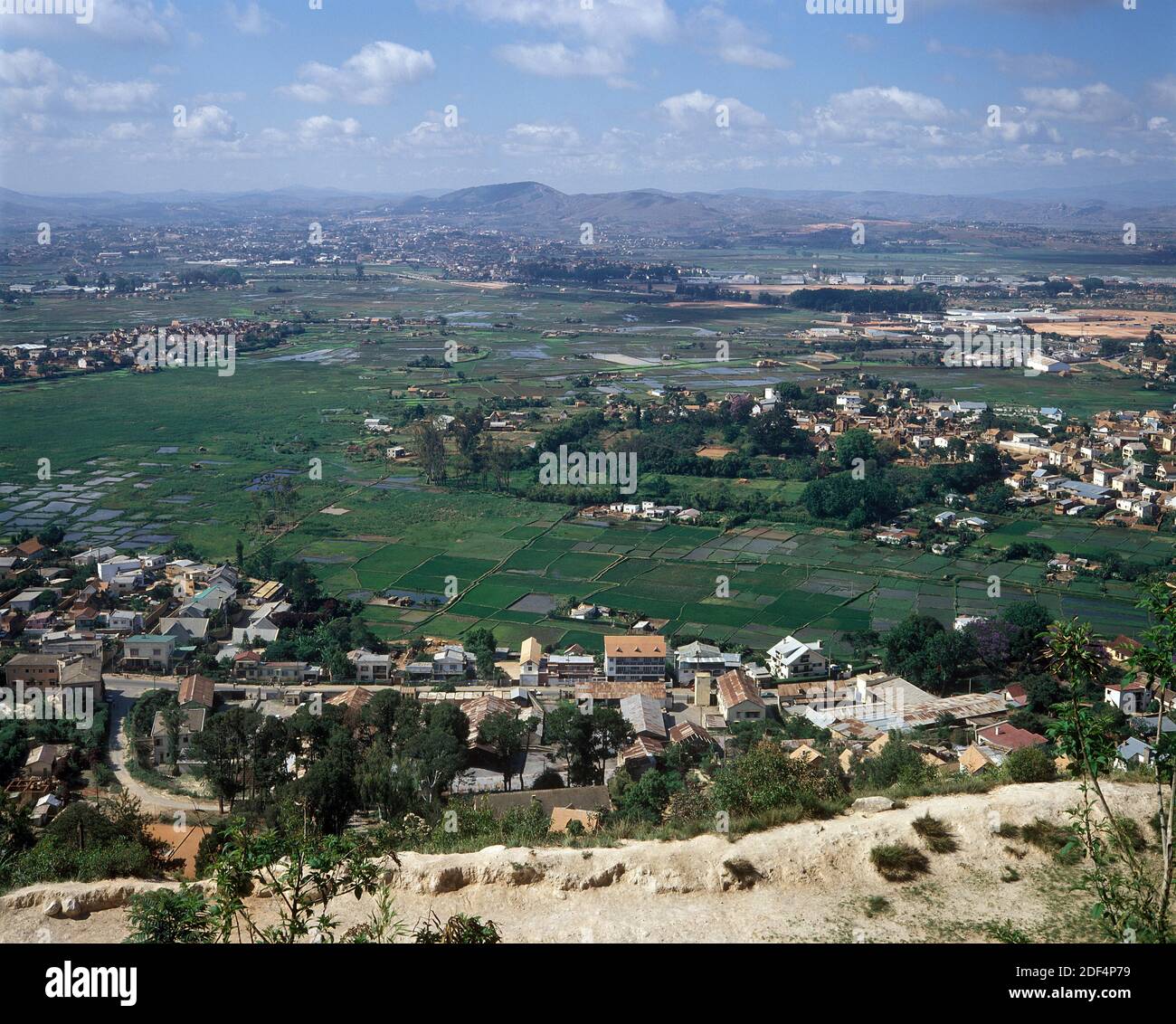 Landscape near Antananarivo in Madagascar Stock Photo - Alamy