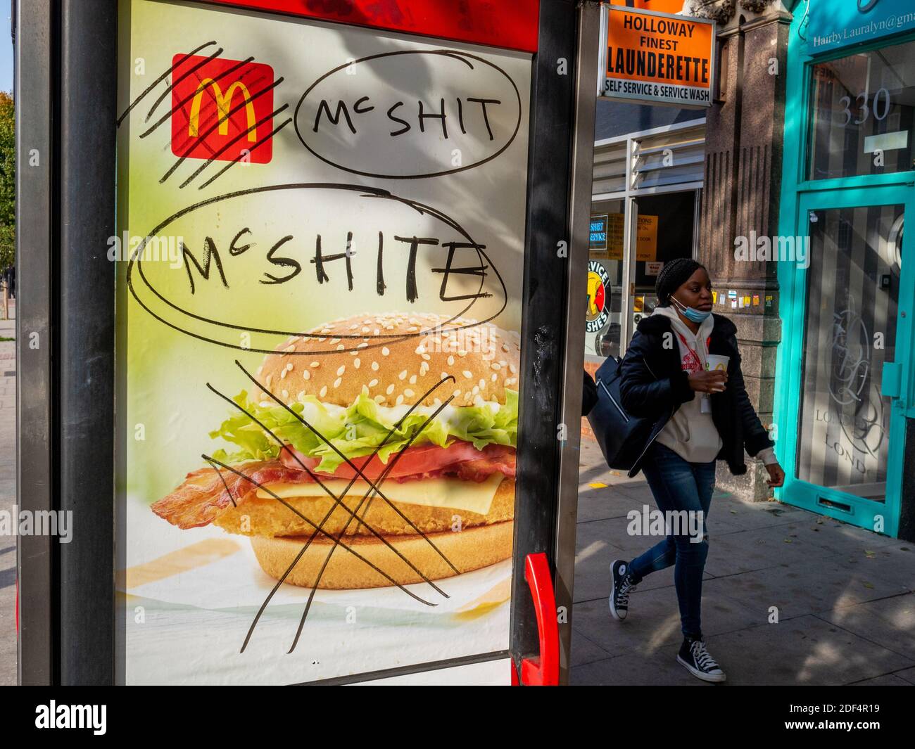 Phone box advert hi-res stock photography and images - Alamy