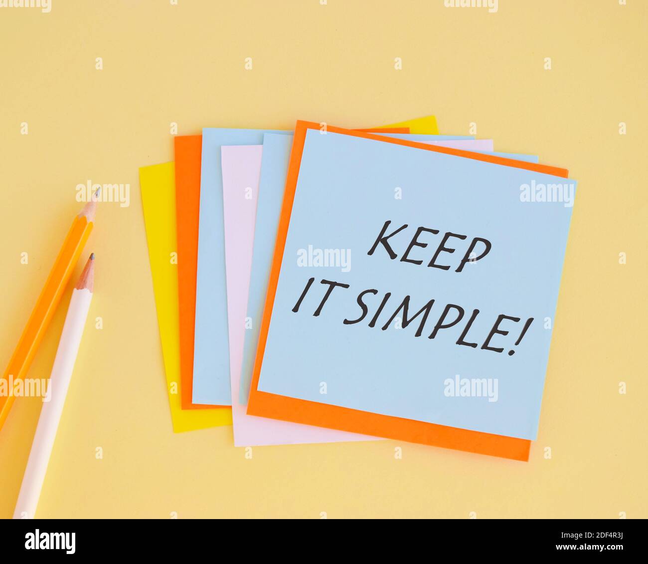 Simple inspirational solution hi-res stock photography and images - Alamy