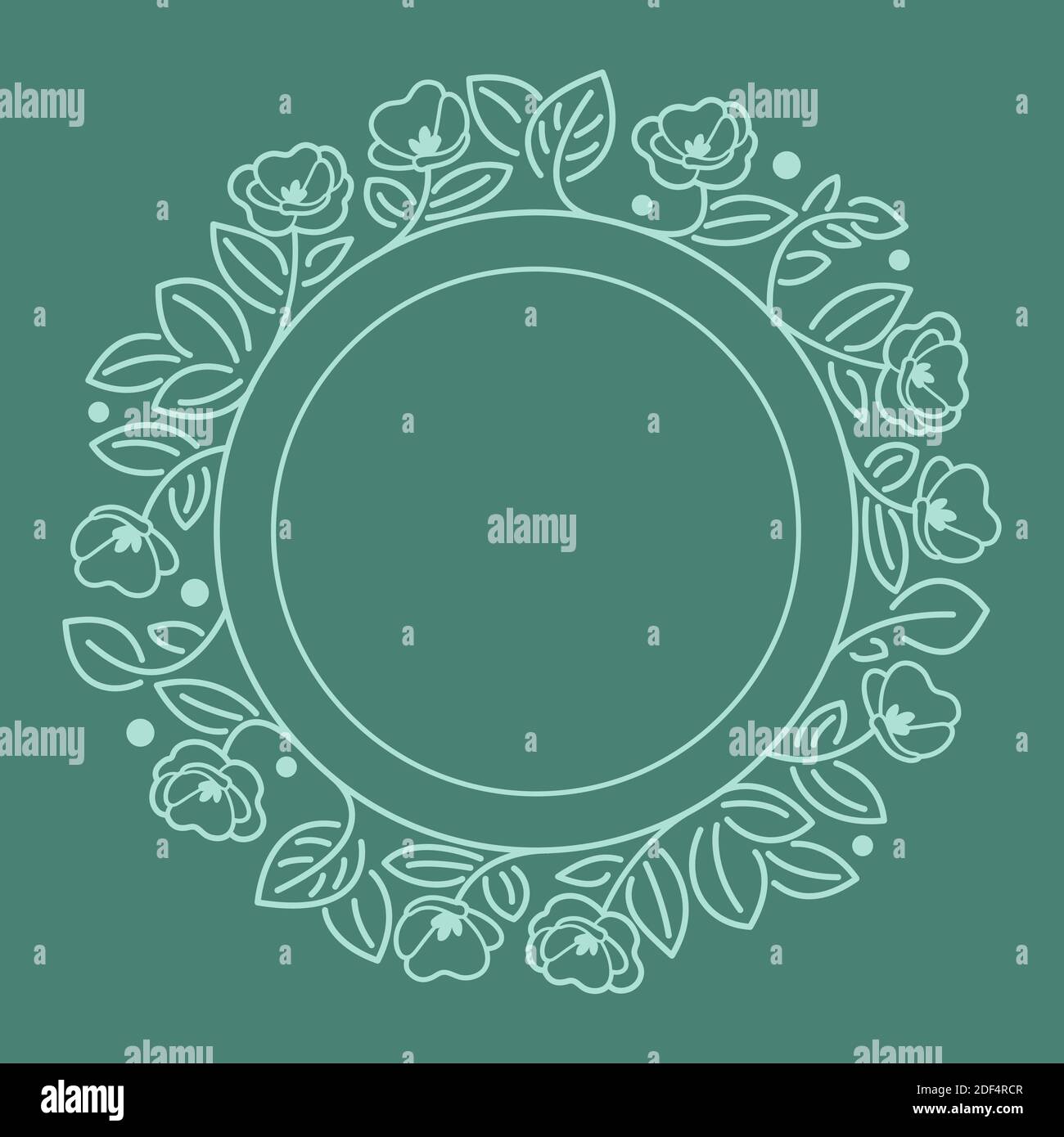 Round flourish frame Stock Vector Image & Art - Alamy