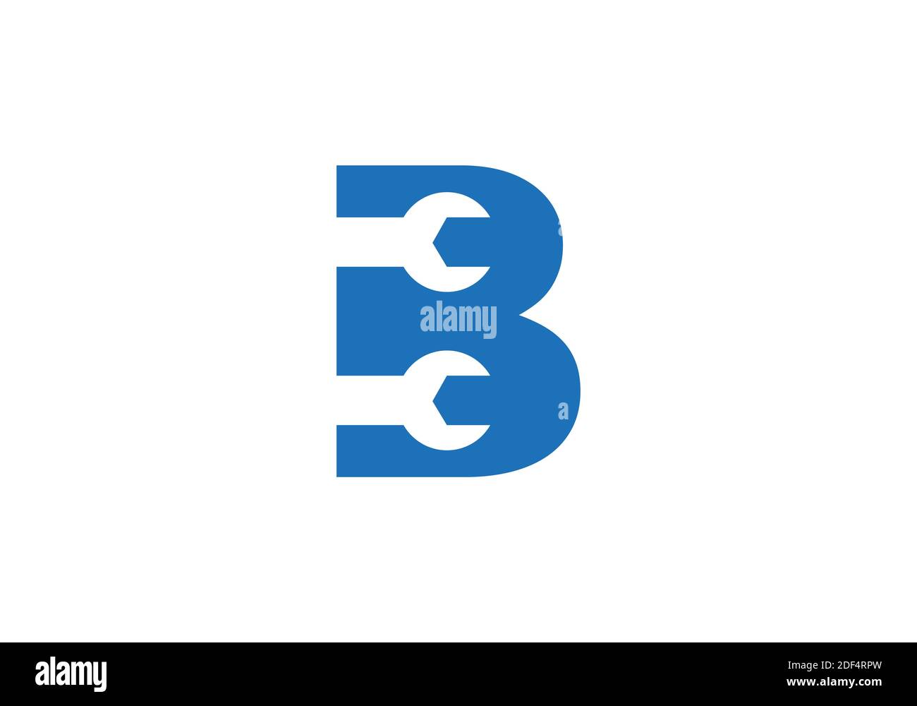 B mechanical logo Cut Out Stock Images & Pictures - Alamy