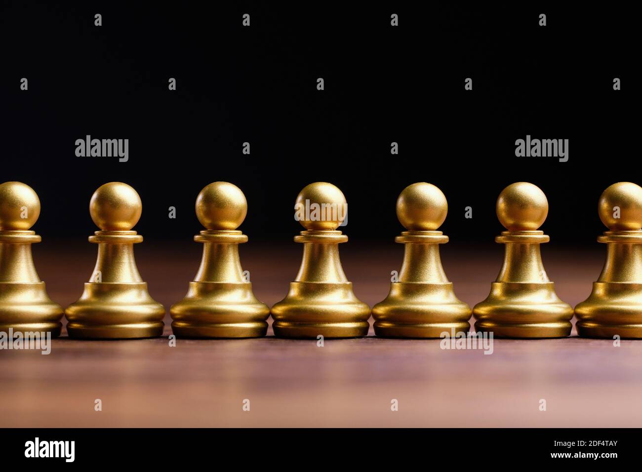 Abstract crowd of people in the form of chess pieces of pawns Stock ...
