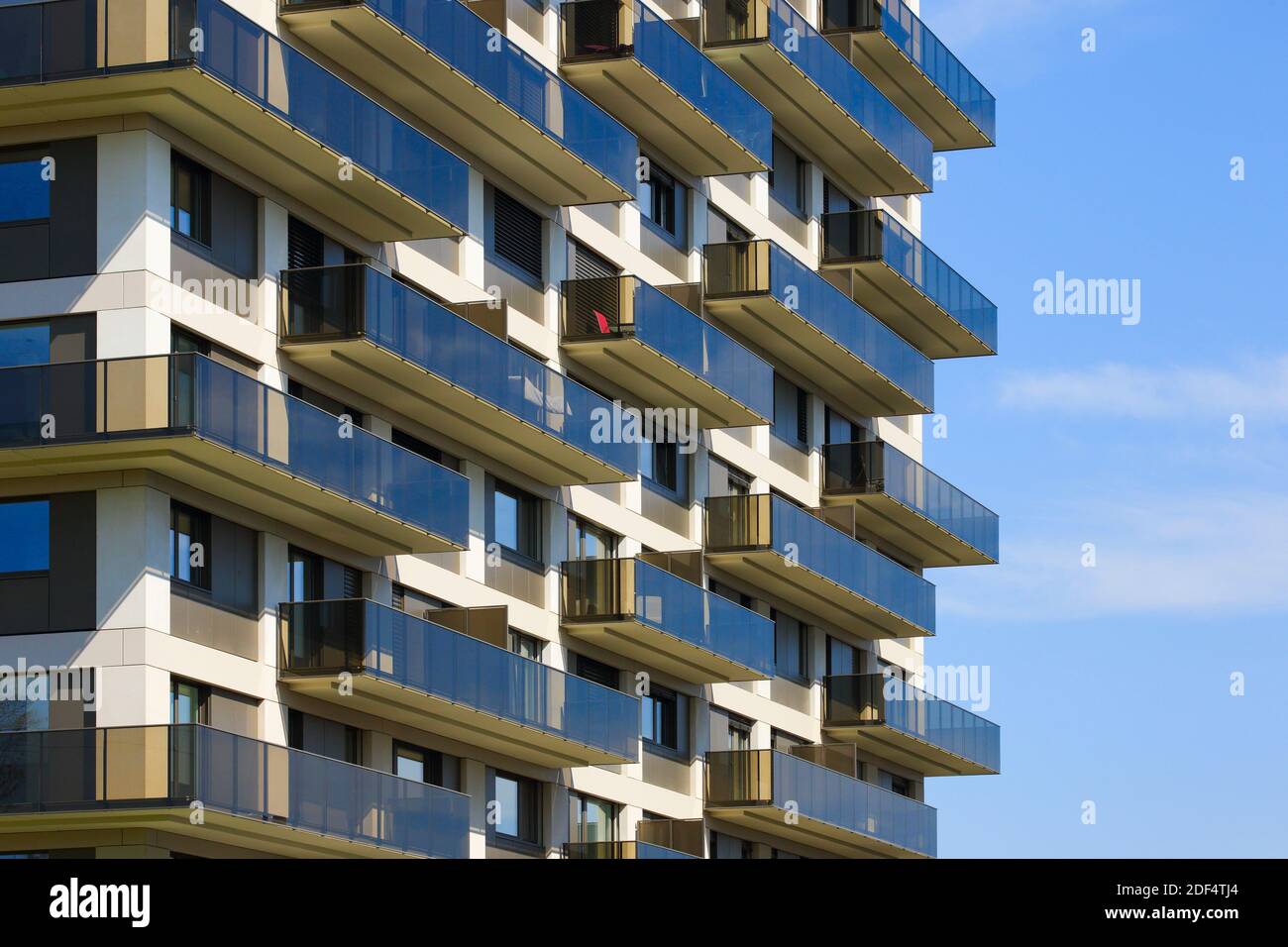 geography / travel, Switzerland, high-rise residential building ...