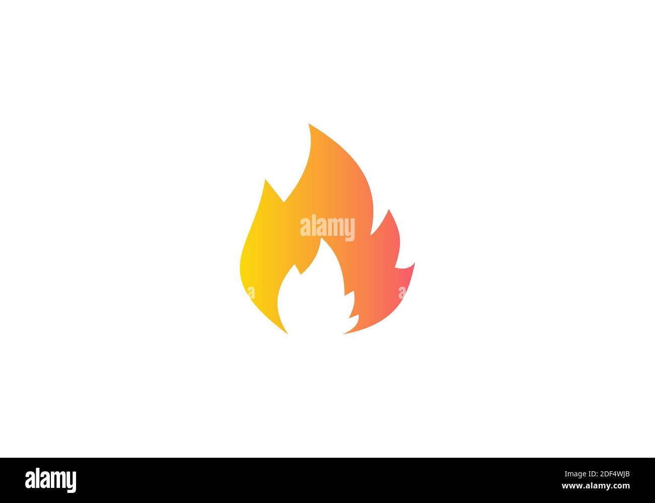 Fire Icon. Fire Logo Vector Template Stock Vector Image & Art - Alamy