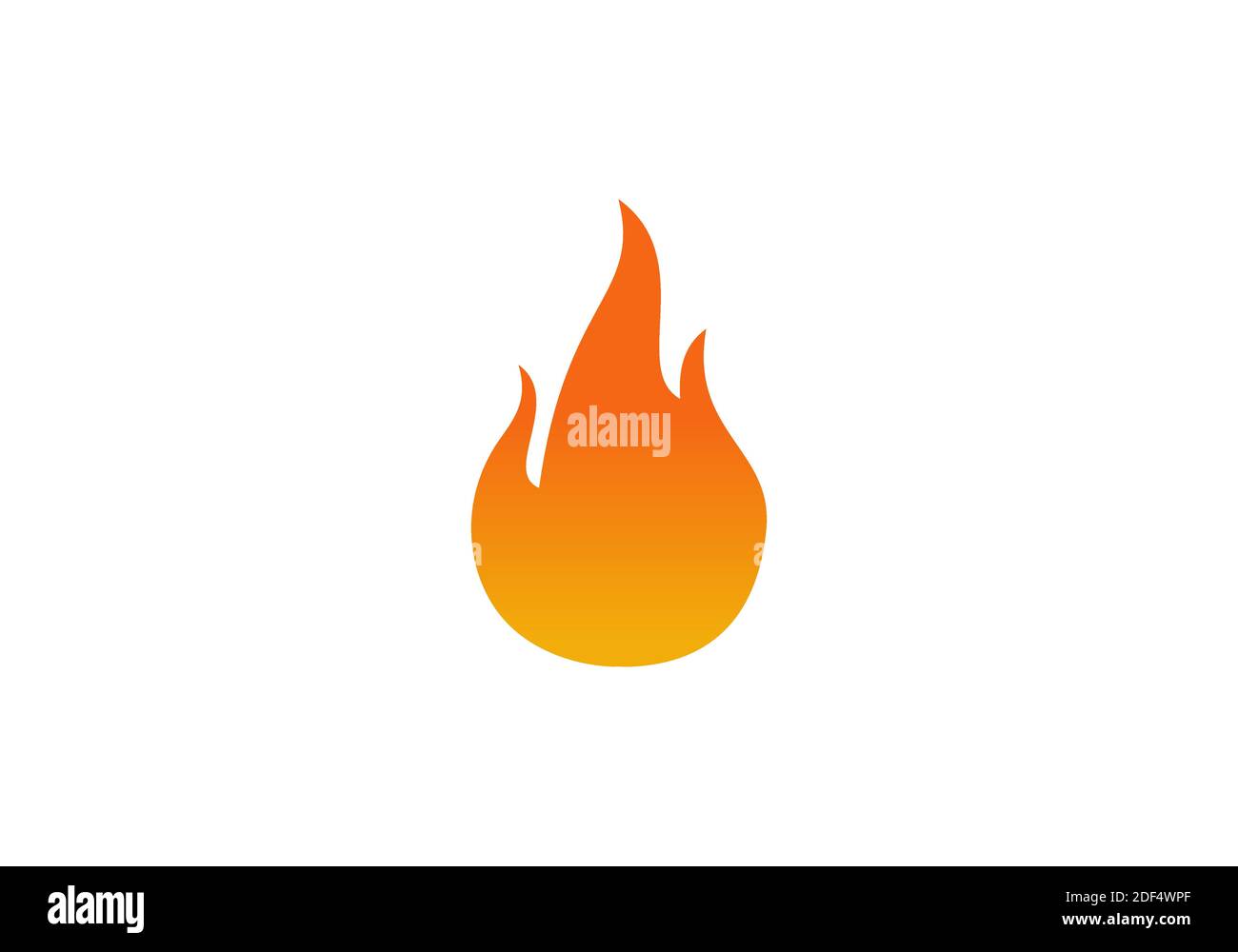 Fire Icon. Fire Logo Vector Template Stock Vector Image & Art - Alamy