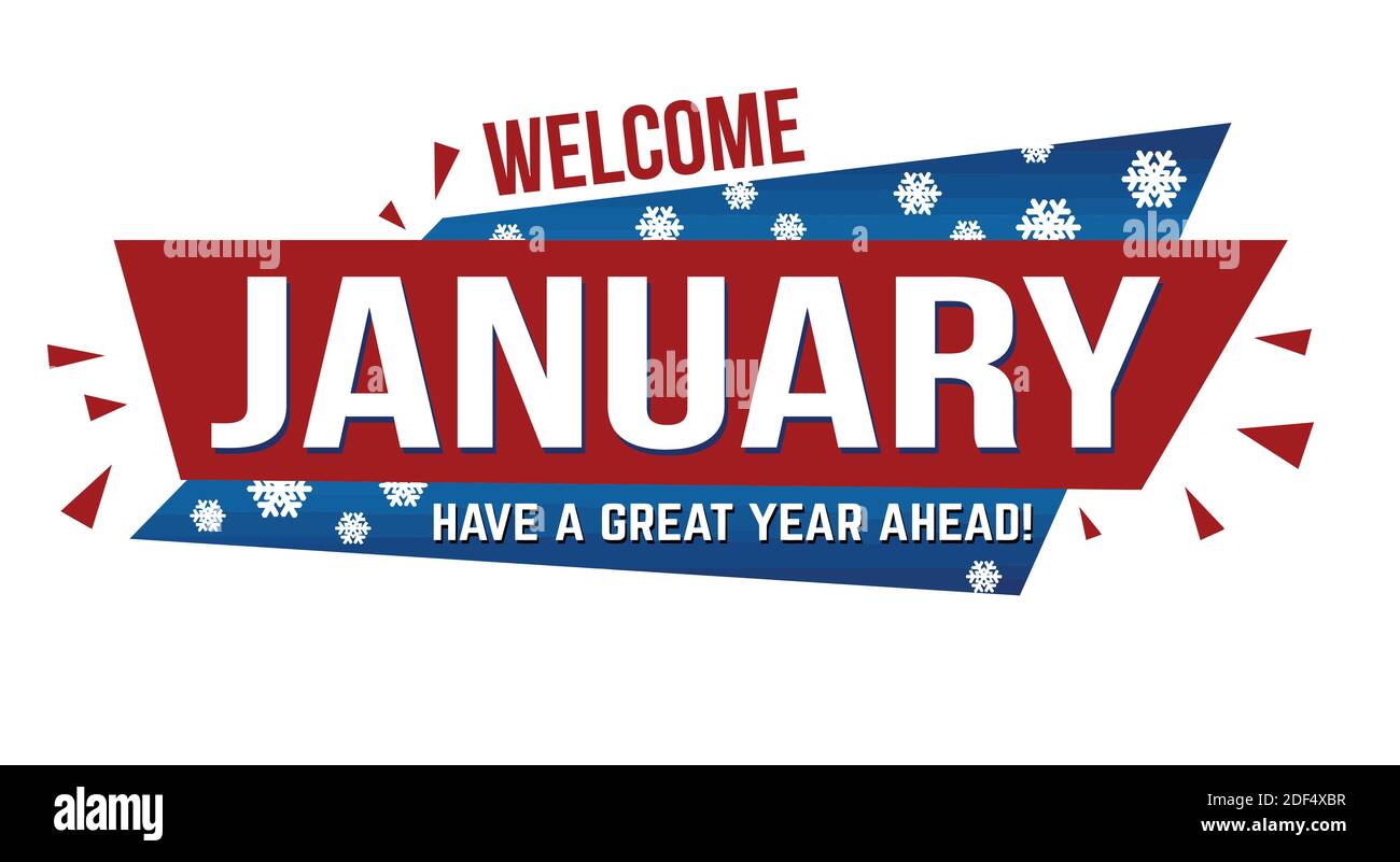 Welcome winter banner Stock Vector Images - Alamy