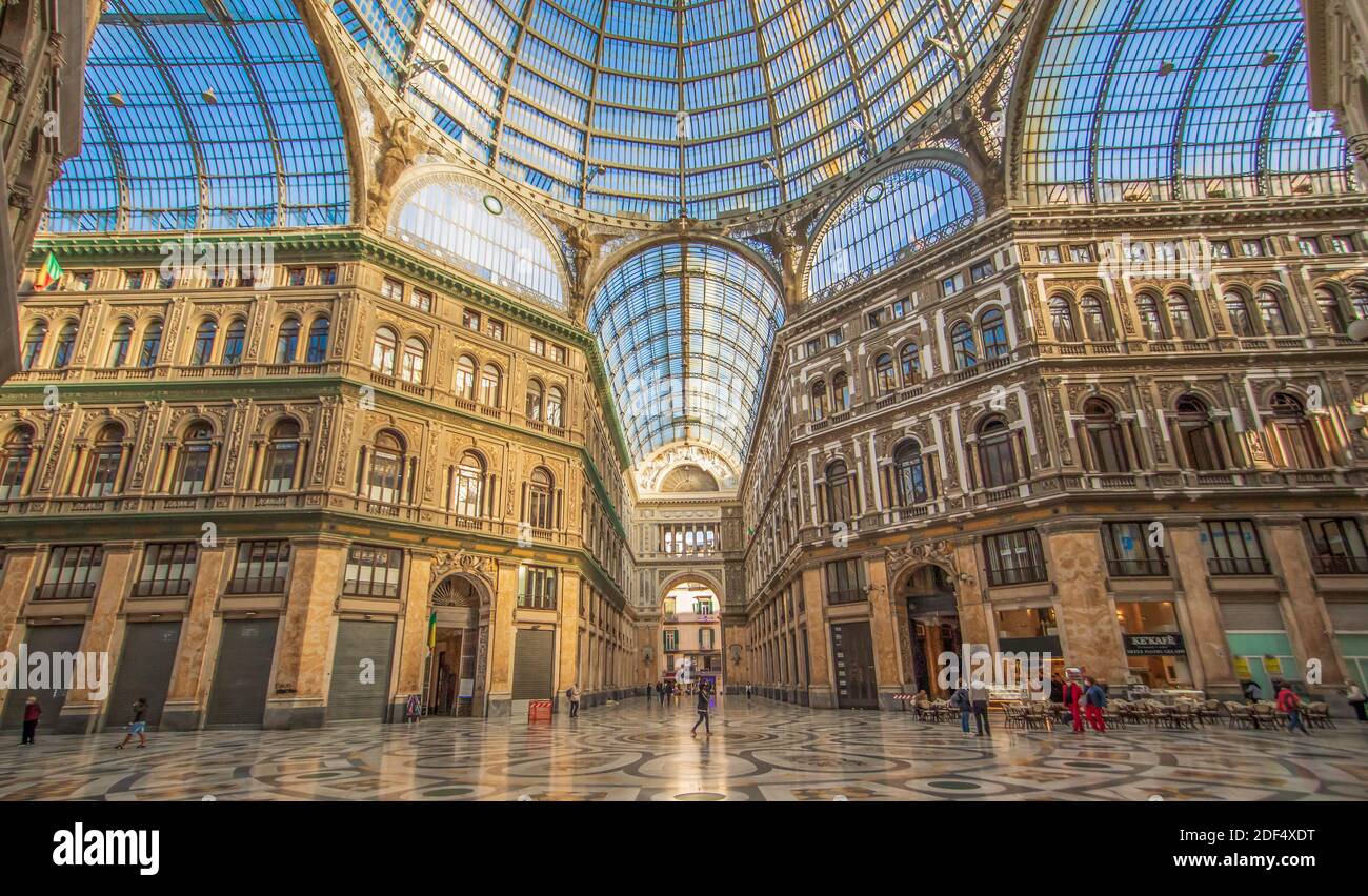 A public shopping gallery built in 1887 and named after King Umberto ...