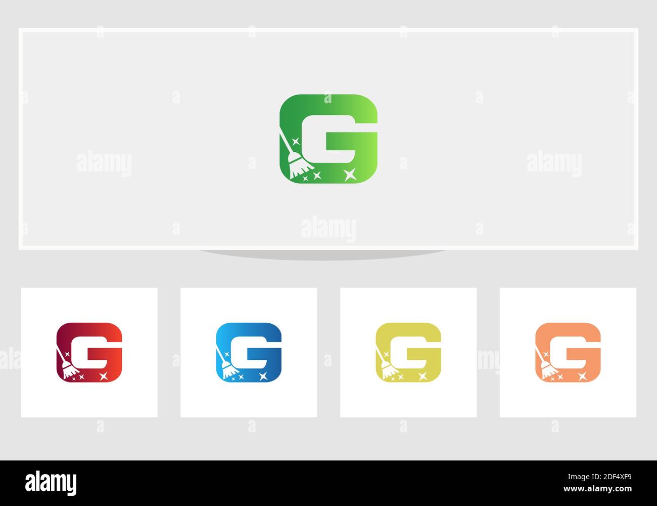Cleaning Logo On Letter G. Letter G Cleaning And Maid Logo Vector ...