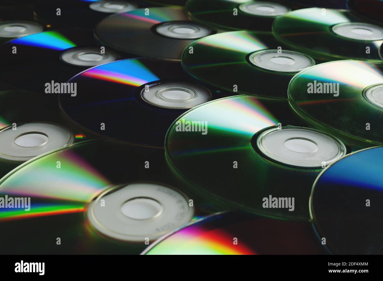 Сd disc background. Compact disk collection decoration Stock Photo - Alamy
