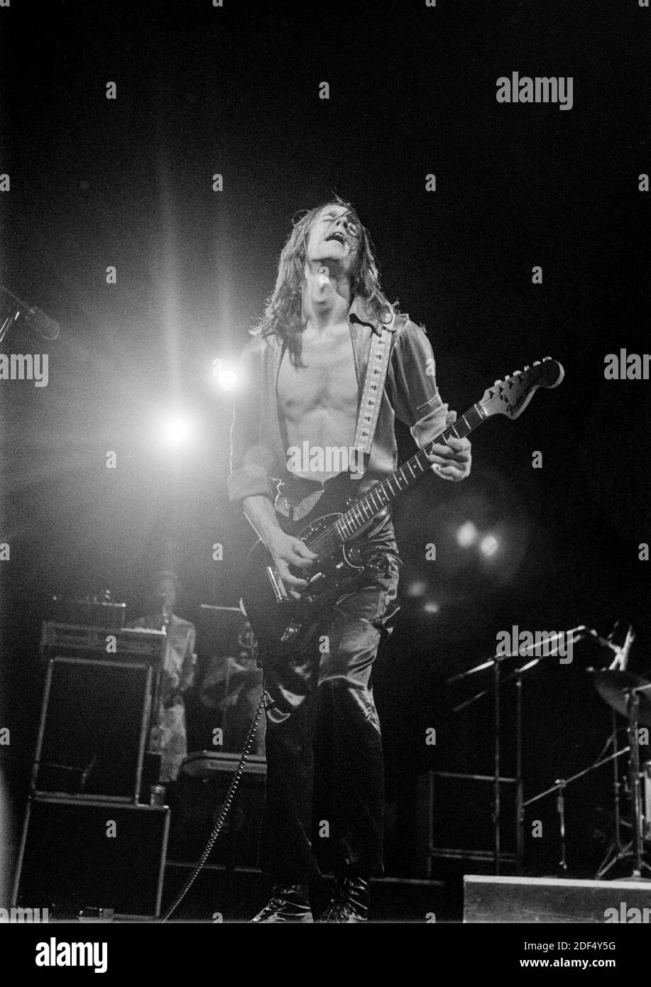 Todd Rundgren with Utopia on stage in The Haguer, Netherlands, October ...