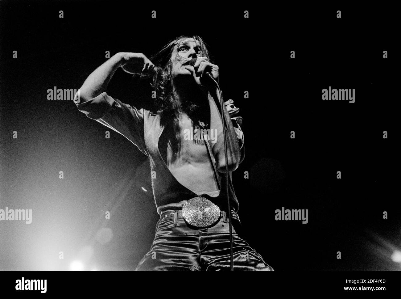 Todd Rundgren with Utopia on stage in The Haguer, Netherlands, October ...