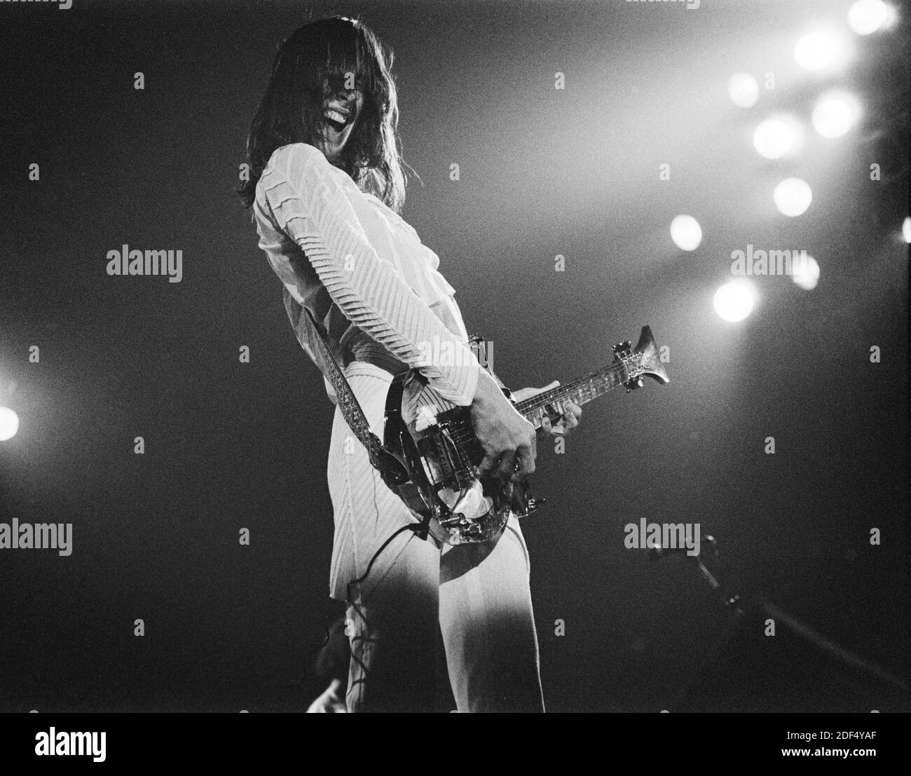 Todd Rundgren with Utopia on stage in The Haguer, Netherlands, October ...