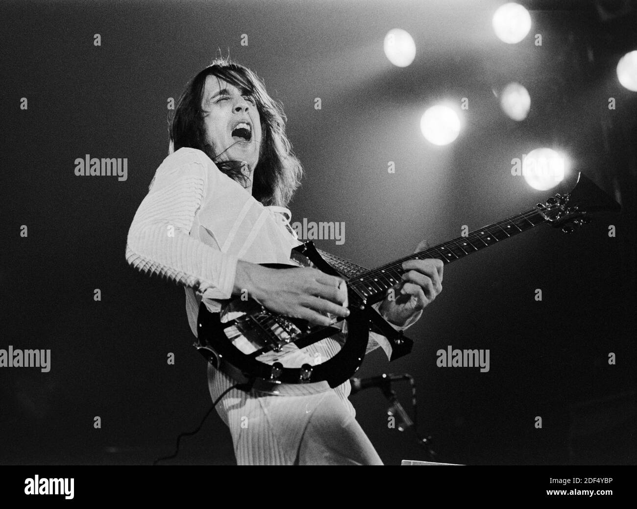 Todd Rundgren with Utopia on stage in The Haguer, Netherlands, October ...