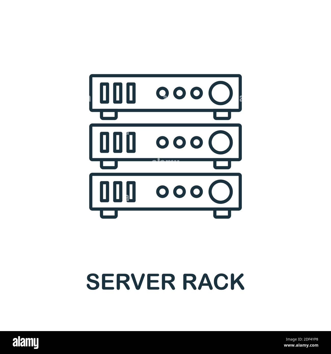 Blade server rack Cut Out Stock Images & Pictures - Alamy