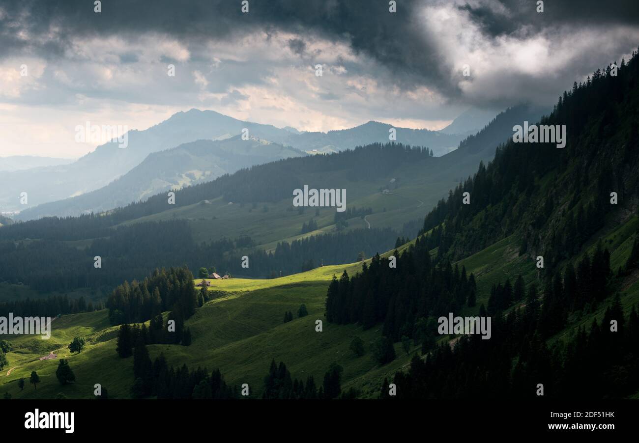 in the remote hills of Emmental at Eriz Stock Photo - Alamy