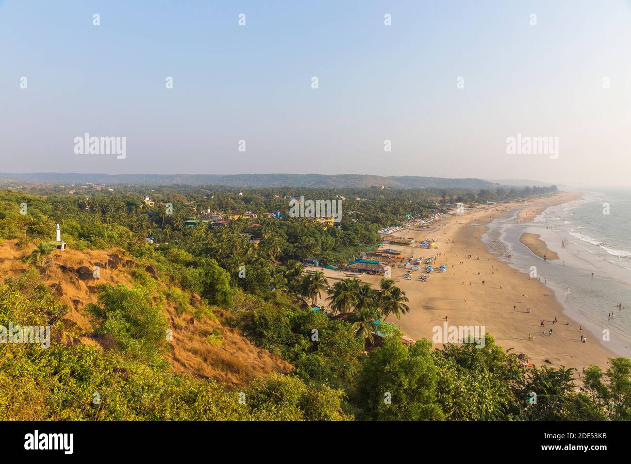 India, Goa, View of Arambol beach Stock Photo - Alamy