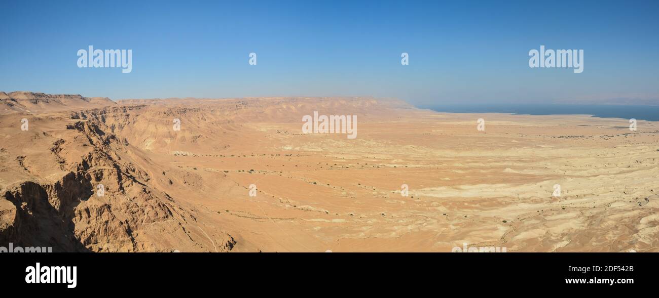 Judean Desert in the vicinity of the Dead Sea. Lifeless desert ...