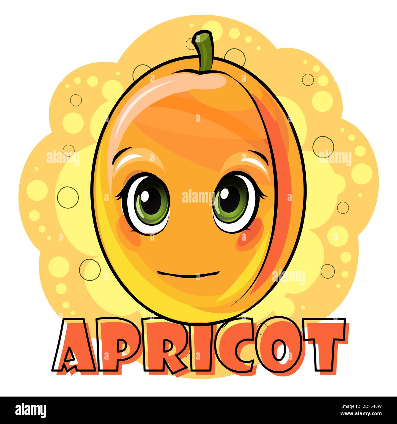 Abstract fruit smile Stock Vector Images - Alamy