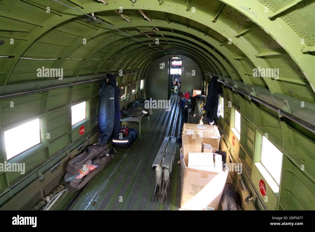 WW2 Dakota Whiskey 7 at Glasgow Prestwick Airport, Ayrshire, Scotland ...