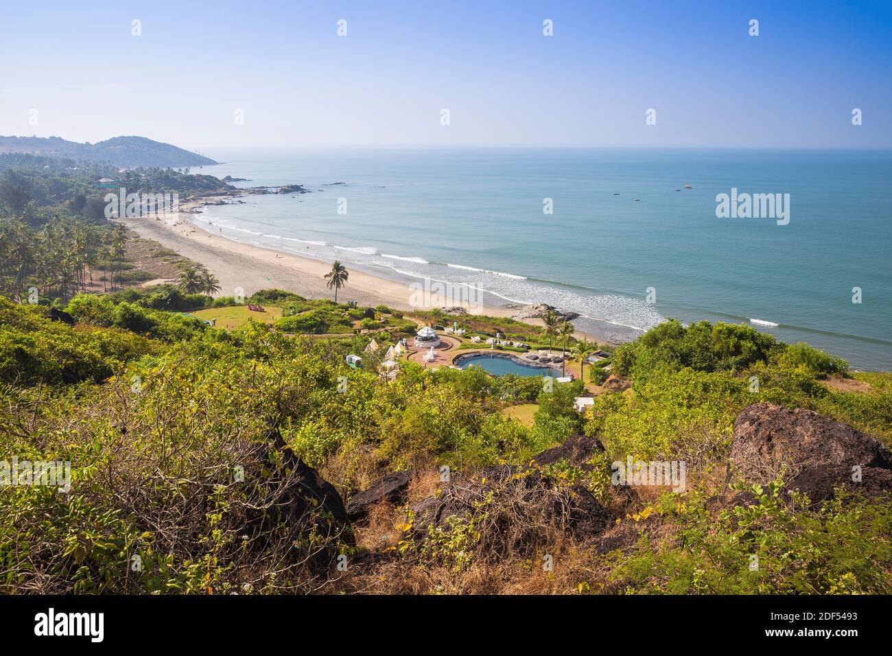 Elevated view with marriott resort hi-res stock photography and images ...