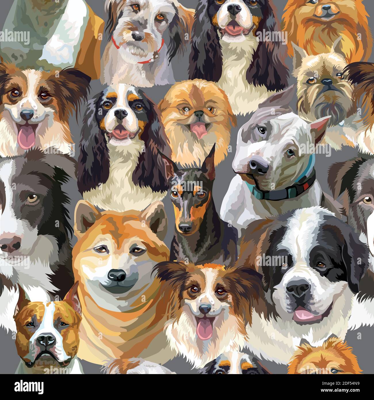 Unusual dog breeds Stock Vector Images - Alamy