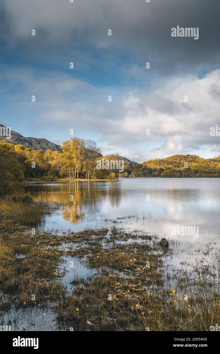 Autumn on Loch Ard Stock Photo - Alamy