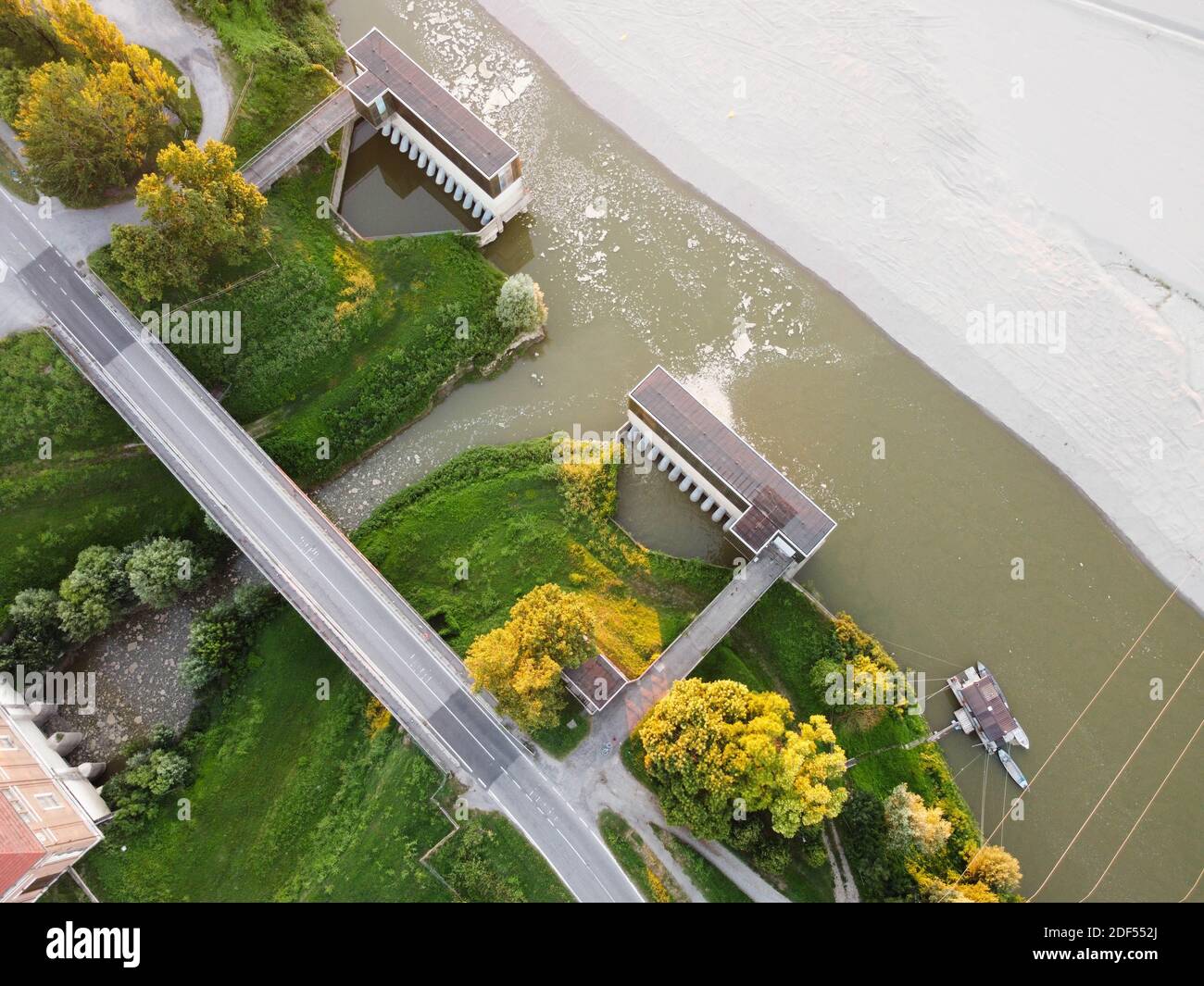 Aerial view of Boretto town, Reggio Emilia, italy Stock Photo - Alamy