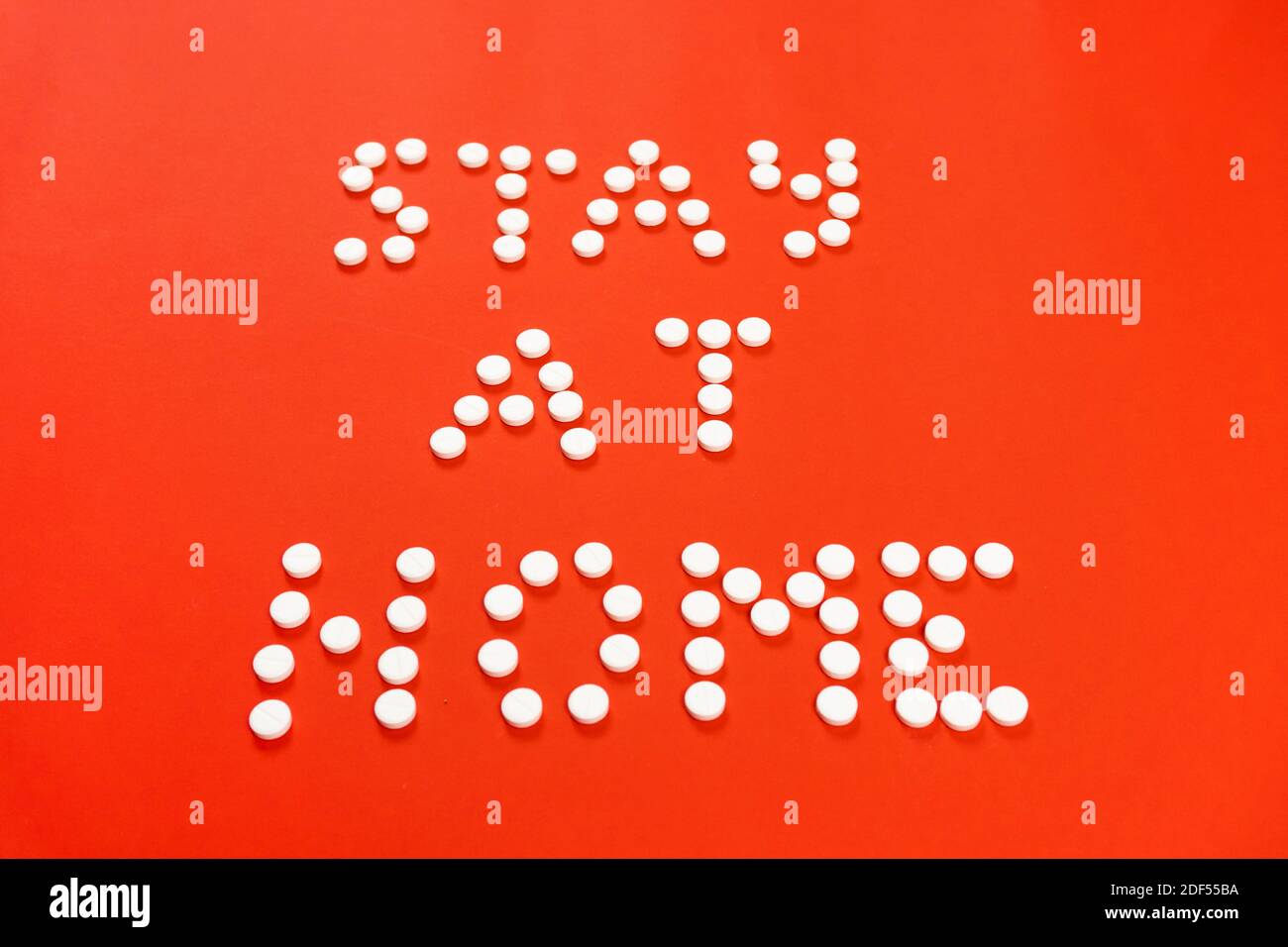 White background red lettering hi-res stock photography and images - Alamy