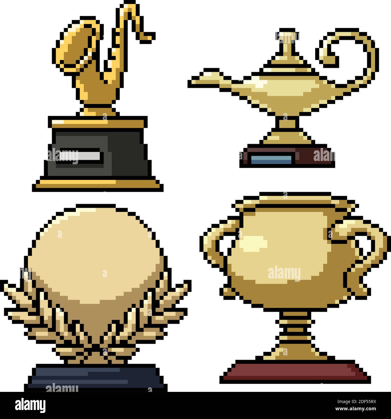 Gold trophy Stock Vector Images - Alamy