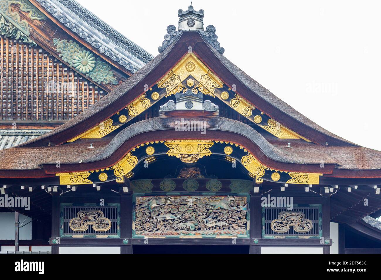 Inside the Kyoto Imperial Palace grounds in Kyoto, Japan Stock Photo ...