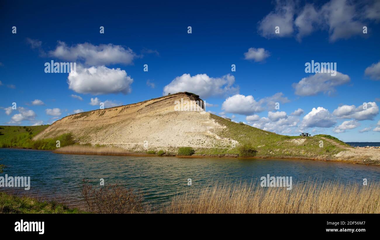 Landscape at the Limfjord in Denmark Stock Photo - Alamy