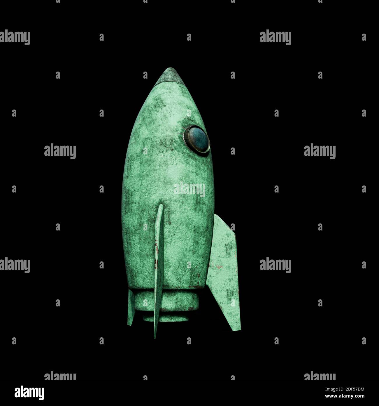 space rocket isolated on black background 3d illustration Stock Photo ...