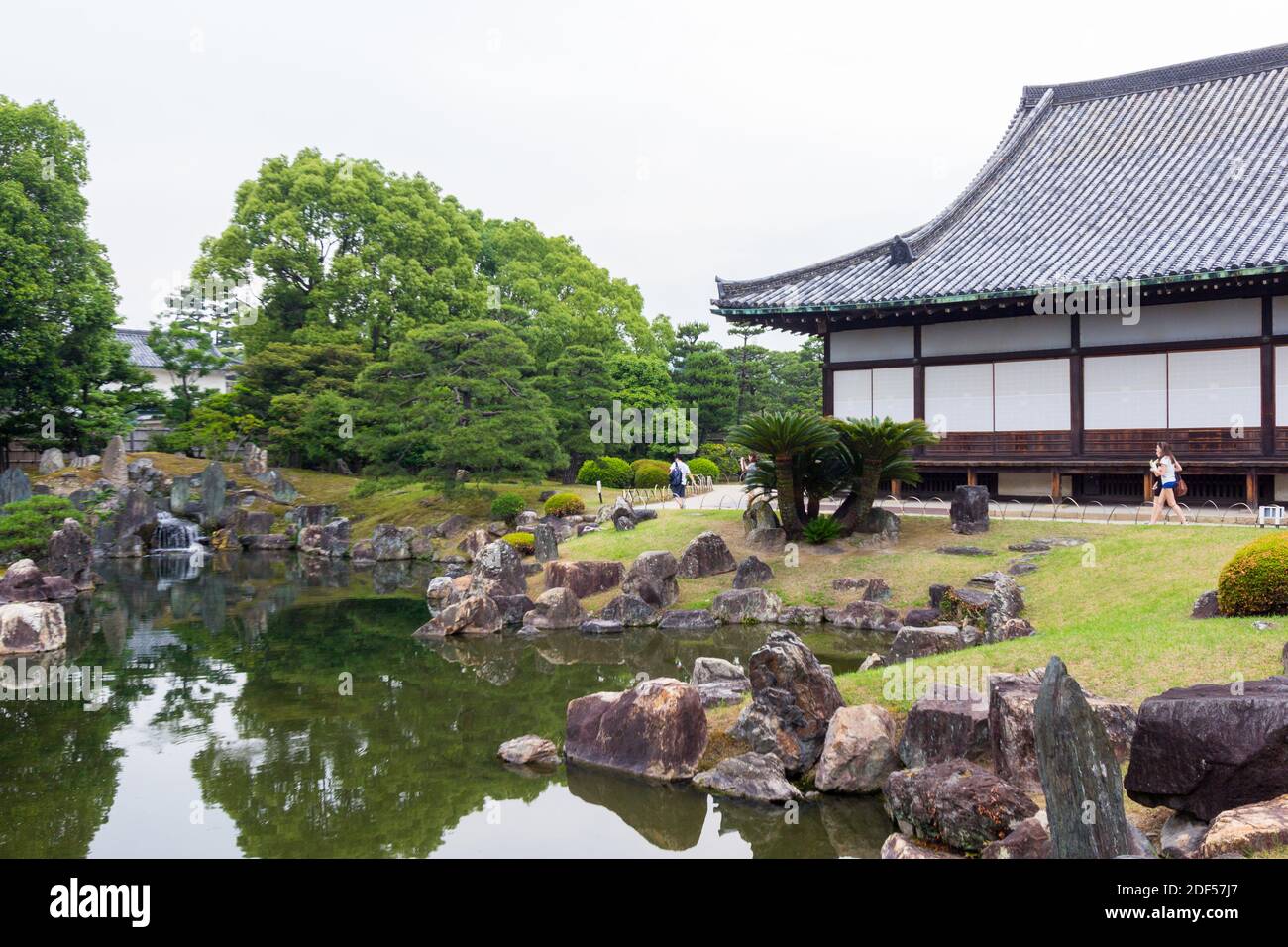 Inside the Kyoto Imperial Palace grounds in Kyoto, Japan Stock Photo ...