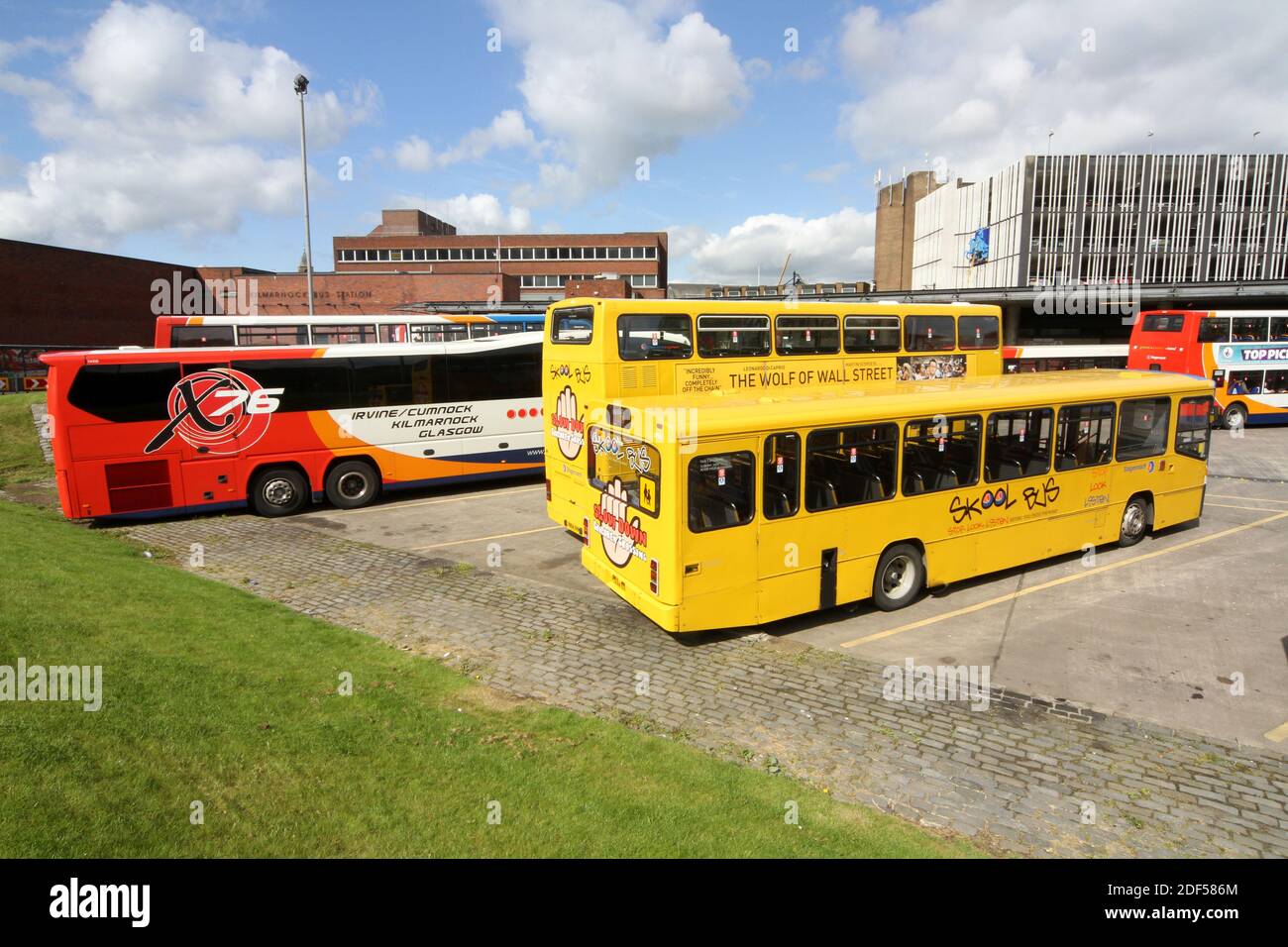 Stagecoach buses as Kilmarnock, East Ayrshire, Scotland, UK Stock Photo ...